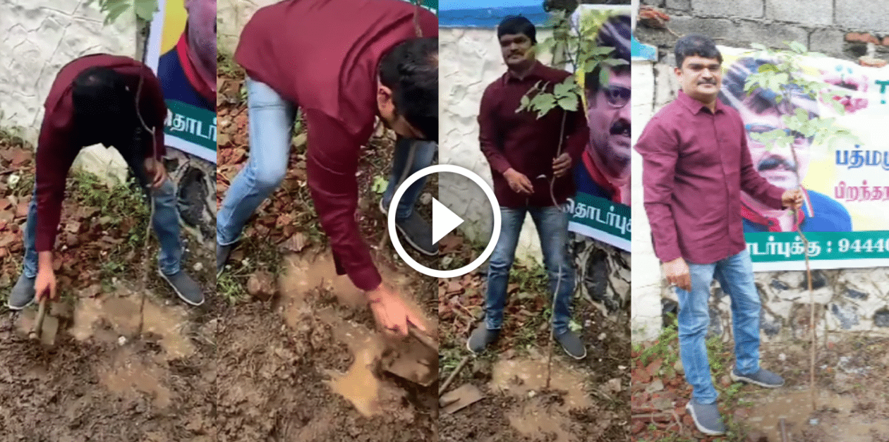 மரக்கன்று மூலம் மறைந்த நண்பரான விவேக்குக்கு அஞ்சலி செலுத்திய ...