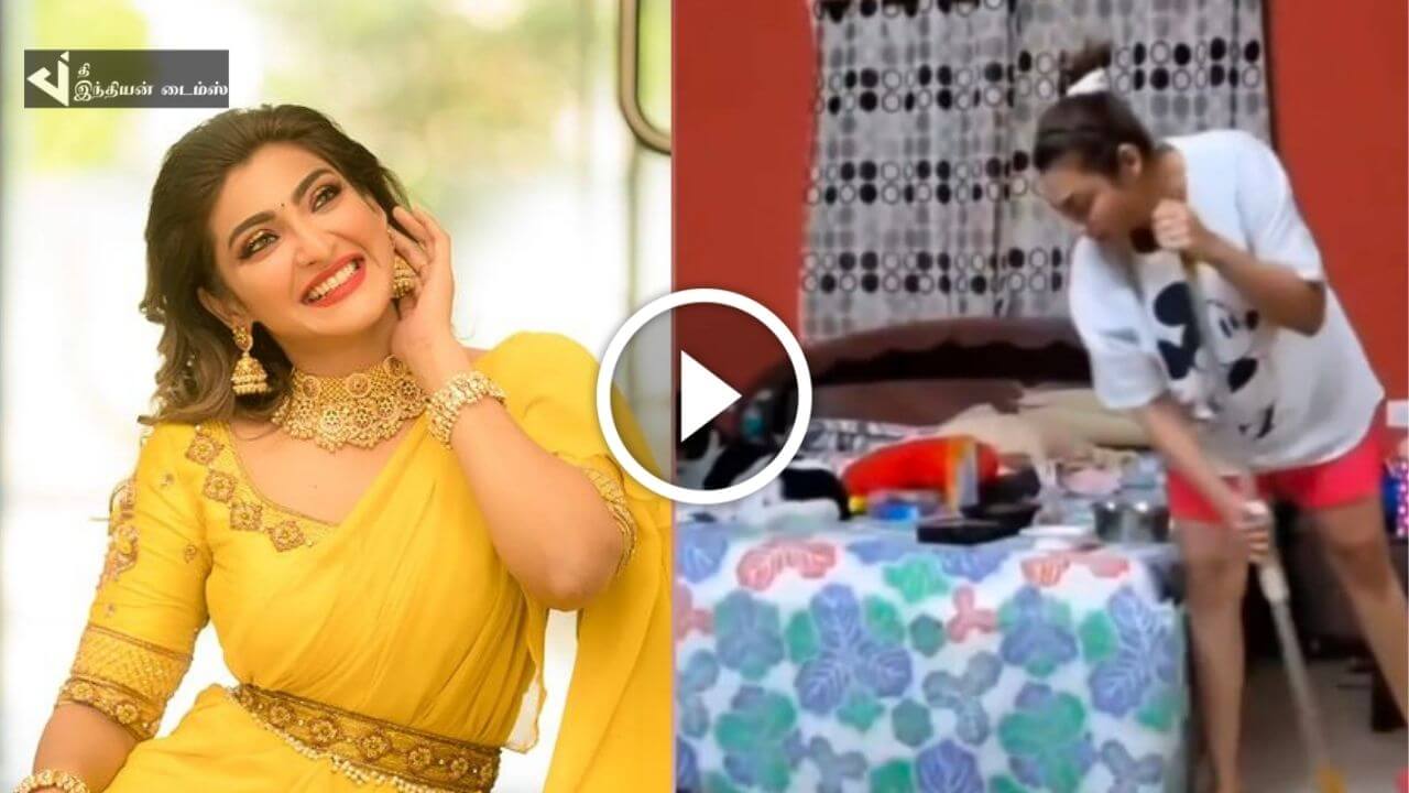 ஐயோ பாவும் BiggBoss Akshara..Model Akshara-வை இப்படி வேலை பார்க்க ...