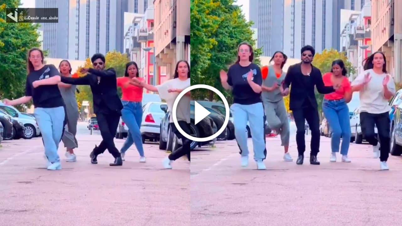 வெளிநாட்டுக்காரிகளுடன் வெறியாட்டம் போட்ட SANDY MASTER