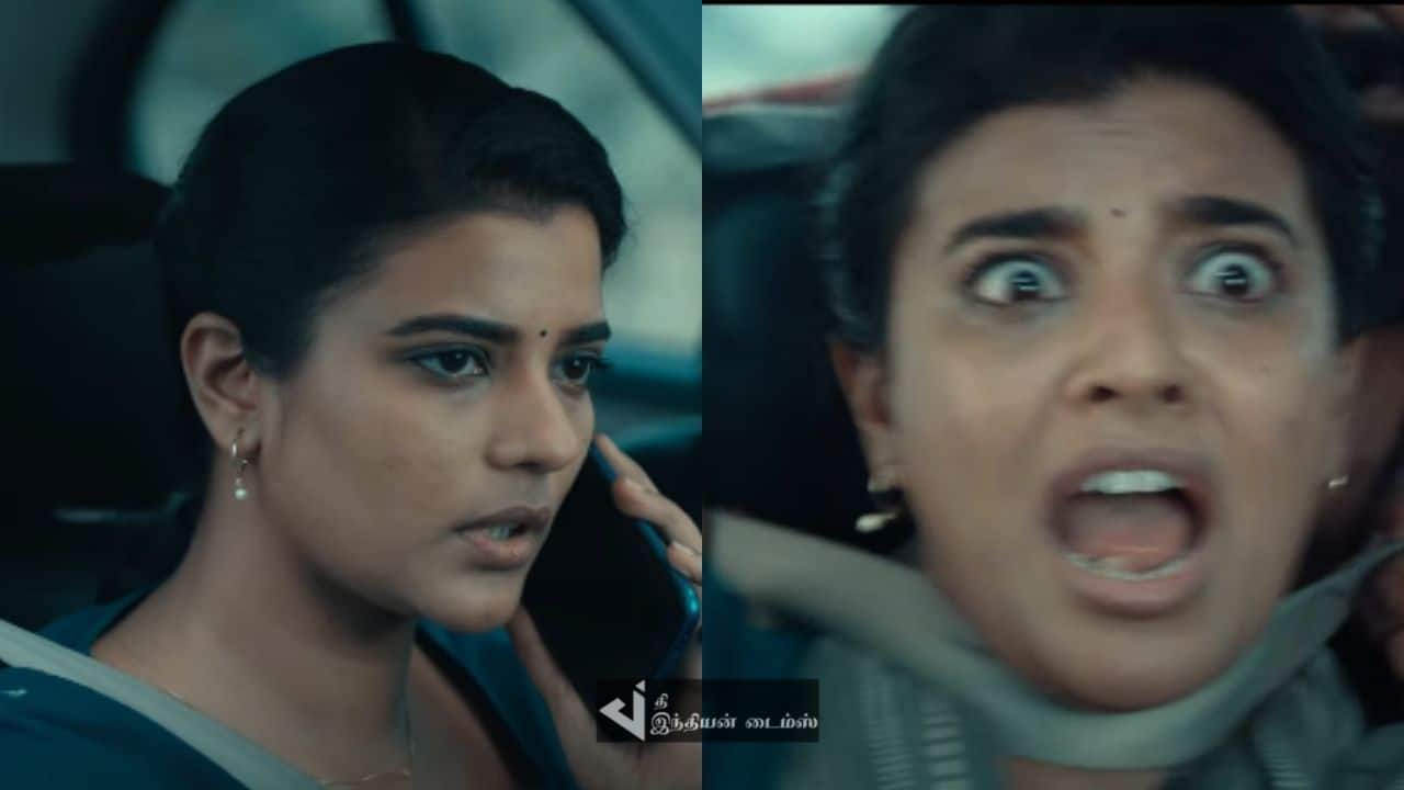 டாக்ஸி ட்ரைவர் ஆக மாறி எதிரிகளை அடிச்சு தூக்கிய AISWARYA RAJESH ...