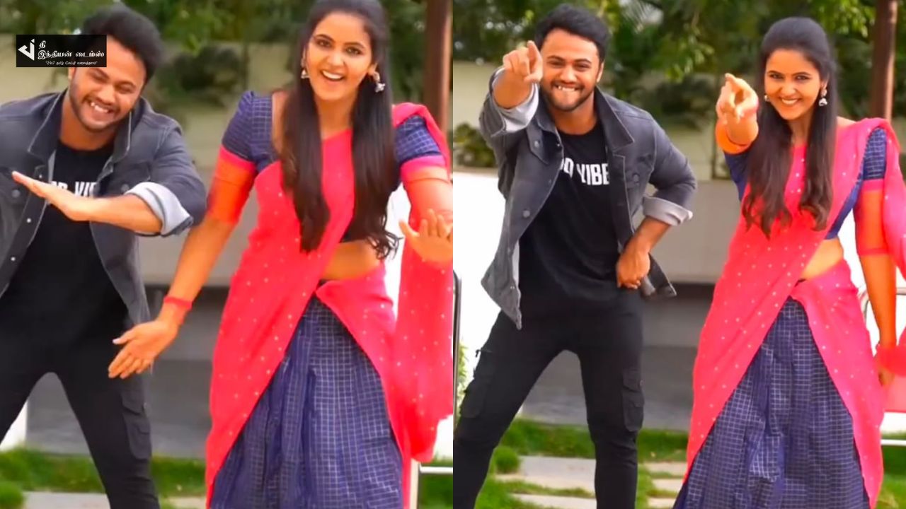 பாவாடை தாவணியில் மரண ஆட்டம் போட்ட நம்ம கயல்