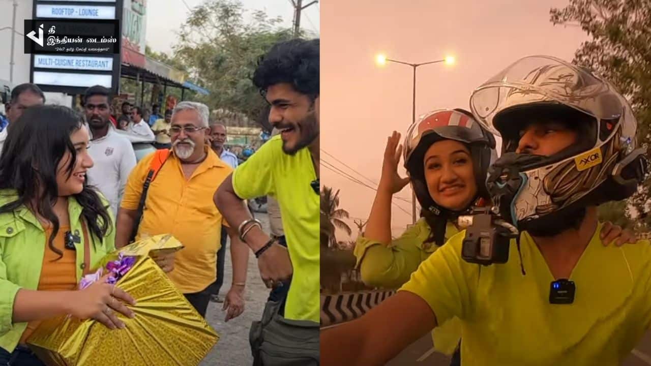 TTF வாசன் உடன் BIKE RIDE செய்த மௌனராகம் சீரியல் ரவீனா.. என்ன SPEED-ஆ ...